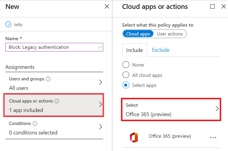 Part 3: Conditional Access block legacy authentication – Microsoft ...