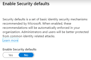 When to use Security Defaults or Conditional Access? – Microsoft Cloud ...
