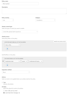 Prohibit upload sensitive data in Microsoft 365 – Microsoft Cloud Tech blog