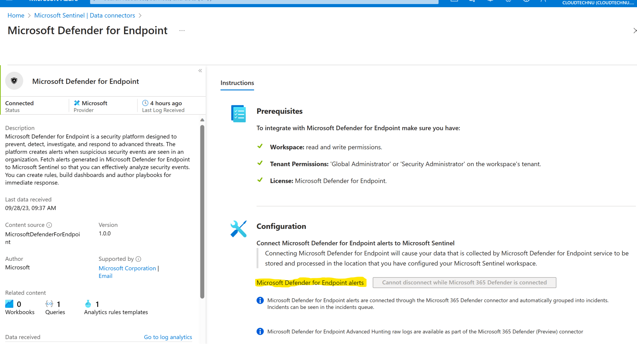 Sentinel – Configure playbook to isolate Machine – Microsoft Cloud Tech ...